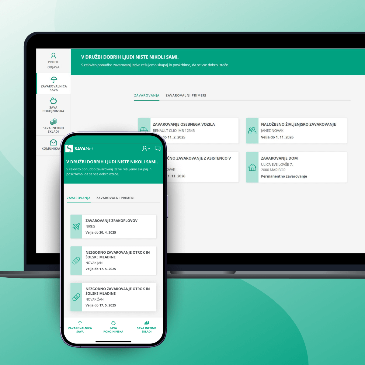 Portal SavaNet - Zavarovalnica Sava